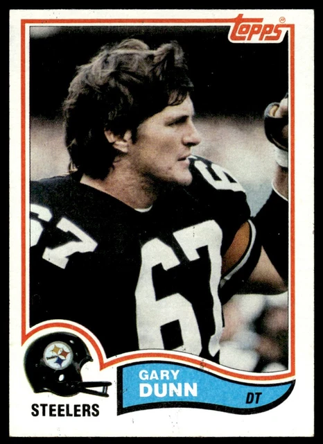 1982 TOPPS GARY Dunn recrue Pittsburgh Steelers #209 EUR 5,55 - PicClick FR