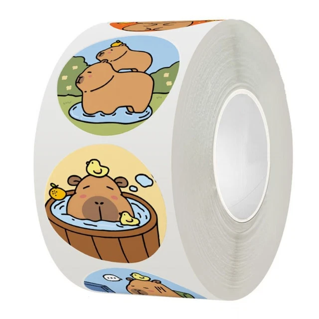 CAPYBARA CREATIVE CAPIBARA Stickers Paper Tape Cartoon Capibara ...