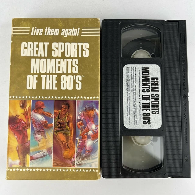 GREAT SPORTS MOMENTS of the 80s VHS Video Tape £9.11 - PicClick UK