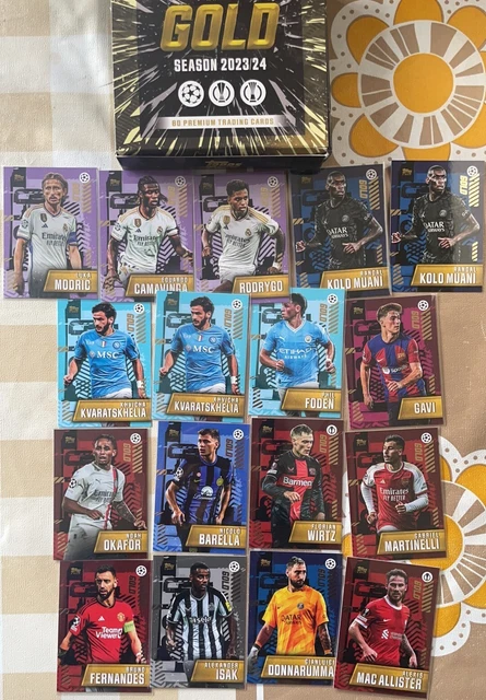 TOPPS GOLD 23/24 - Lot 17/21 GOLD CARD SERIES COLLECTION RARE EUR 18,00 ...
