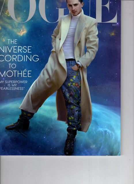 TIMOTHEE CHALAMET VOGUE Magazine December 2025 $19.99 - PicClick CA