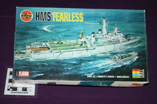 AIRFIX HMS FEARLESS 1:600 scale model ship kit 03205. Sealed bag. EUR ...
