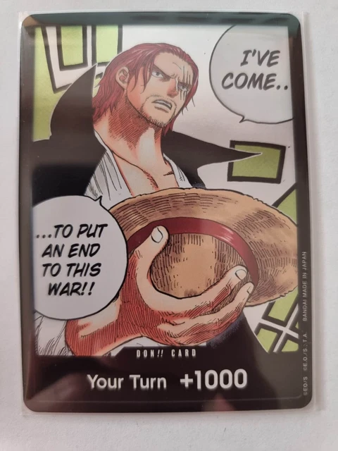 ONE PIECE CARD Game - PARAMOUNT WAR - OP02-DON!! Shanks - ENGLISH EUR 7 ...
