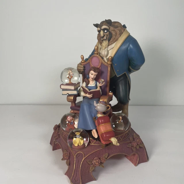DISNEY BEAUTY AND The Beast 10th Year Anniversary Multi Mini Globes ...
