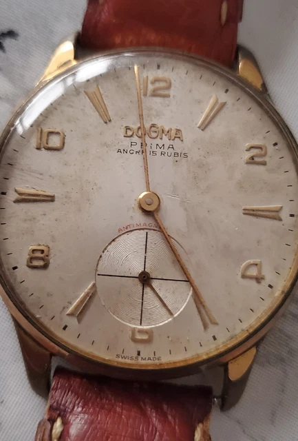 JUMBO GIGANTE DOGMA Prima Ancre 15 Rubis Antimagnetic EUR 159,00 ...