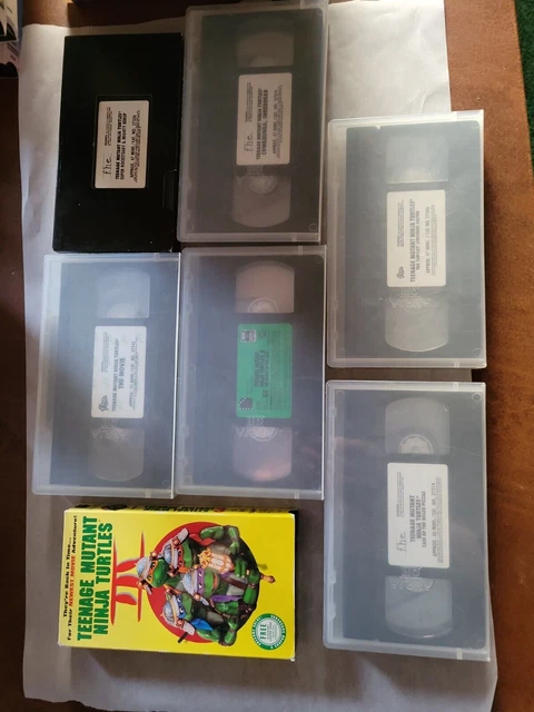TEENAGE MUTANT NINJA Turtles VHS ORIGINAL 7ER SET EUR 20,83 - PicClick DE