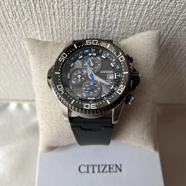 CITIZEN PROMASTER ECODRIVE Chronograph Japan lmport Rare £262.02 ...