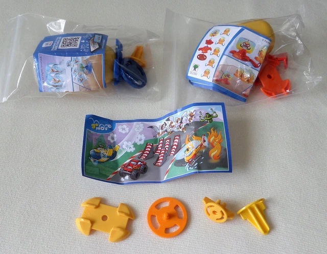 FERRERO KINDER SURPRISE GO MOVE Toys SE235D, SE235E, SE235G $10.00 ...