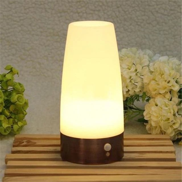 RETRO LED NIGHT Light Battery-Operated Portable Moving Table Lamp with ...