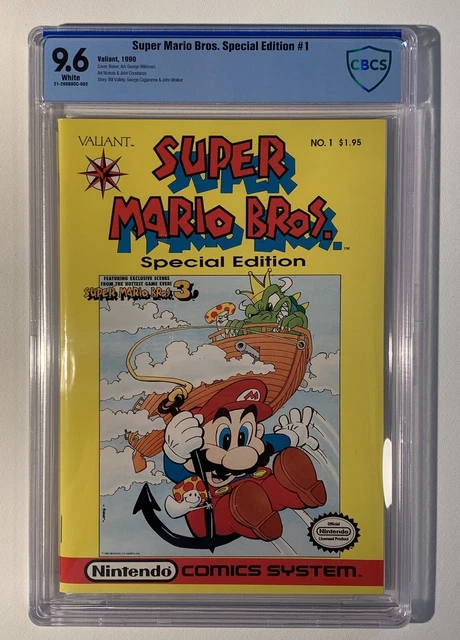 SUPER MARIO BROS Special Edition #1 CBCS 9.6 (1990) Valiant Like CGC ...