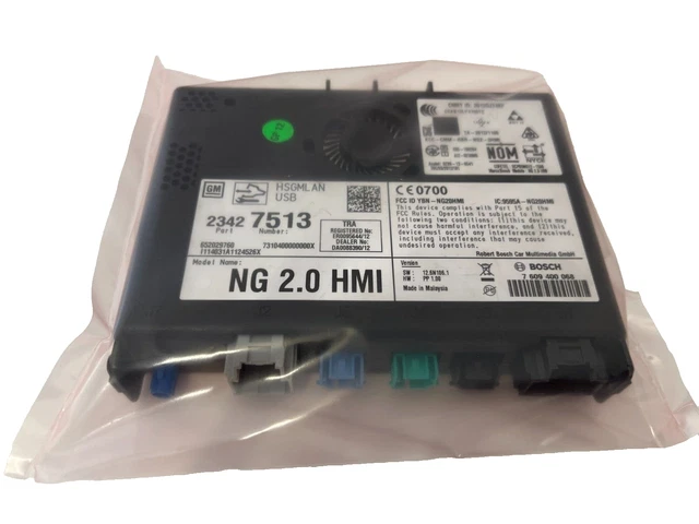 GM CHEVY CADILLAC HMI 2.0 Human Machine Interface Module 23427513 NAV ...