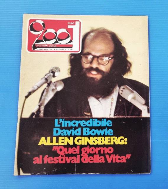 CIAO 2001 38-1972 David Bowie-Allen Ginsberg-Family-Keith Tippett-Carla ...