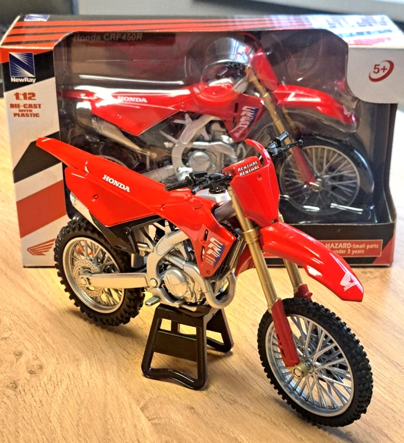 NEW HONDA CRF450 2026 Model Factory MX Motocross Bike NEW RAY 1:12 Toy PRESENT £31.95 - PicClick UK