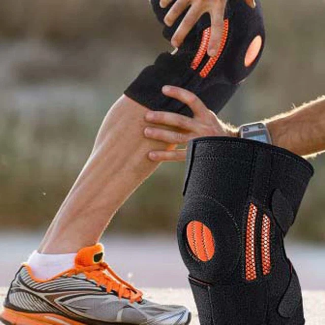 JOINT INJURY RECOVERY Knee Brace Compression Sleeve Sports Knee Wrap ...