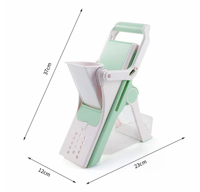 CHEESE GRATER ROTARY Handheld Fruit Vegetable Slicer Shredder 5 Drum ...