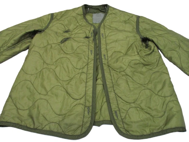USED USGI OD Green Military Field Jacket Liner Cold Weather Coat No ...
