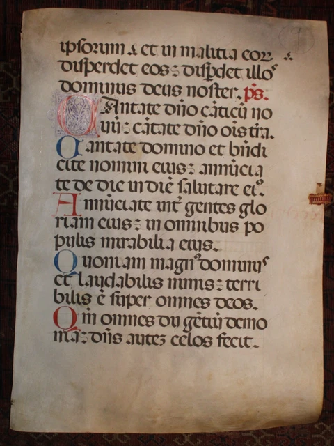 MEDIEVAL HYMN SHEET 15th / 16th Century Original Gothic carving £85.00 ...