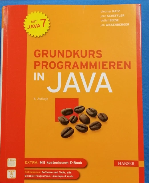 GRUNDKURS PROGRAMMIEREN IN Java Hanser Lehrbuch EUR 9,99 - PicClick DE