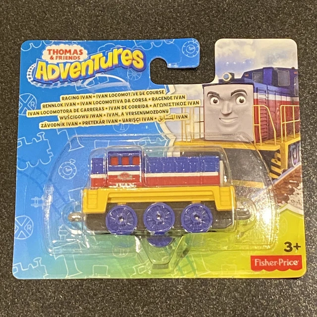 FISHER PRICE THOMAS & Friends Adventures RACING IVAN Die-cast Train ...
