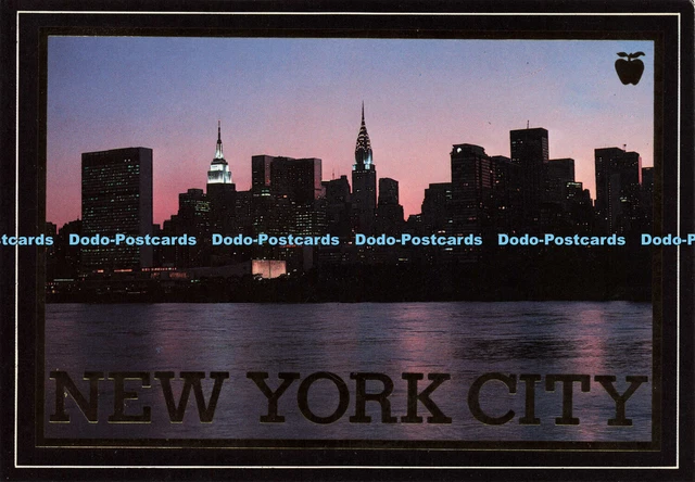 D184426 NEW YORK City. The Sparkling Skyline of Mid Manhattan Glitters ...