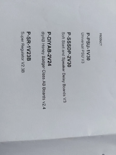 FAI DA TE Audio Honey Bager V2.4 Schede/parti amplificatore EUR 23,32 ...