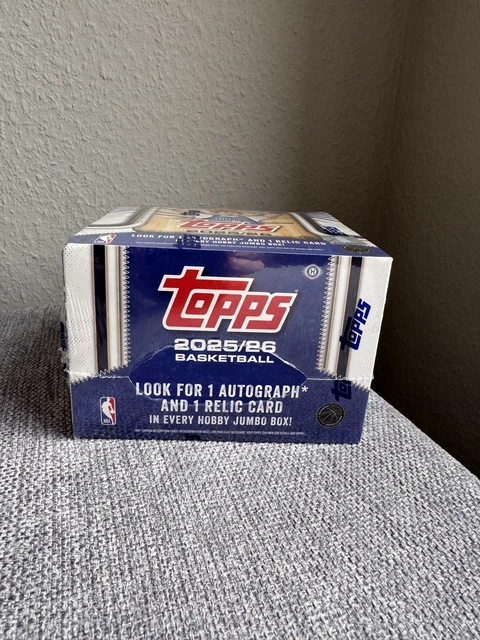 TOPPS BASKETBALL NBA 2025/26 - Hobby Jumbo Box OVP SEALED EUR 369,95 ...