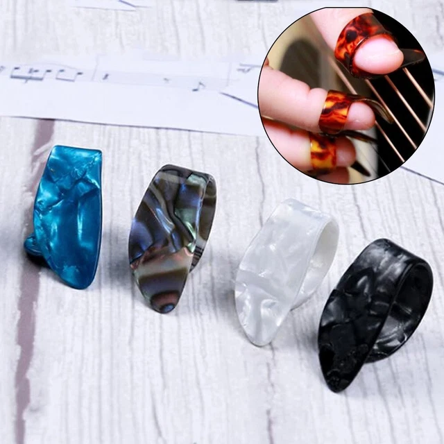 ENSEMBLE DE CHOIX de pouce en celluloïd style rétro pour guitare basse ...