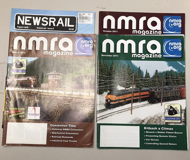 NMRA GRAND RAILS Magazine & 1 News Rail Magazine $16.20 - PicClick AU
