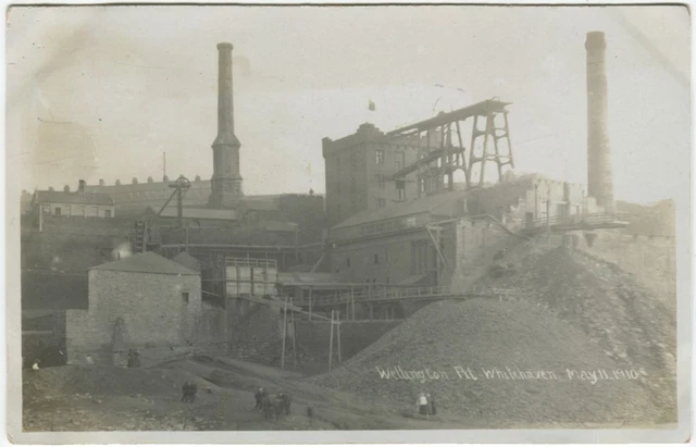 WELLINGTON PIT, WHITEHAVEN, MINING DISASTER 1910, COLLIERY - Cumberland ...