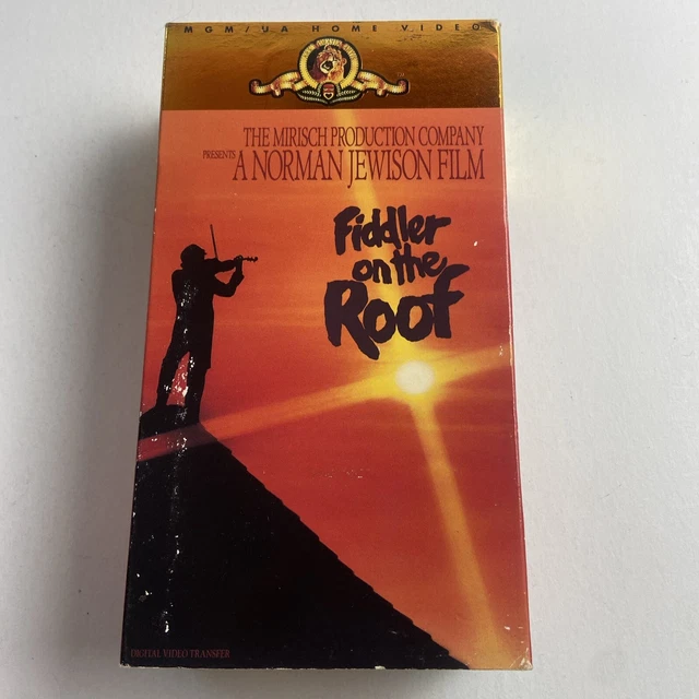 FIDDLER ON THE Roof VHS Movie 2-Tapes, 1971, Musical, Drama $4.00 ...