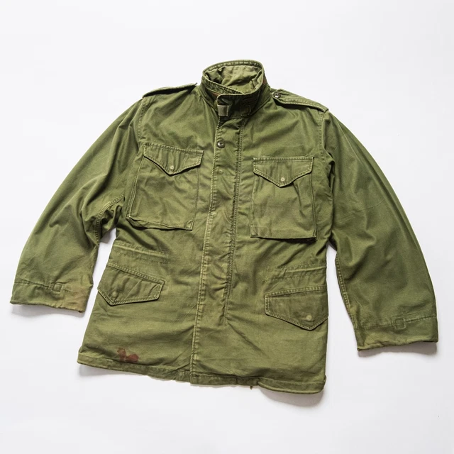 VINTAGE 70S US Army M65 OG-107 Field Jacket - Size Small Regular Made in USA £125.00 - PicClick UK