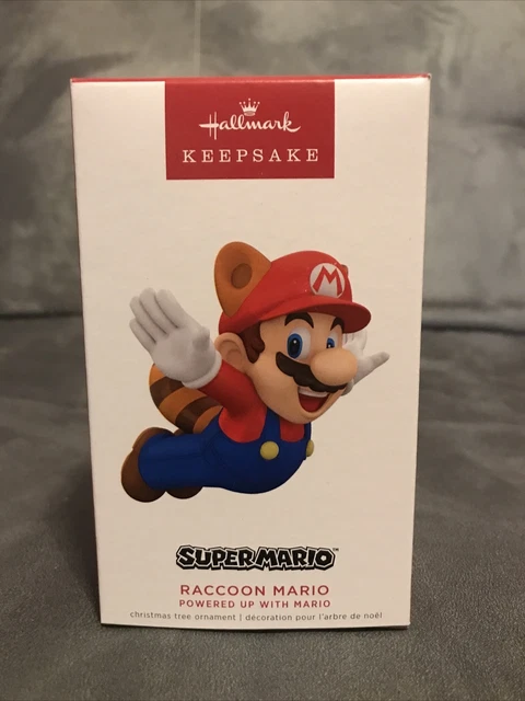 2022 HALLMARK NINTENDO Super Mario Powered Up With Mario Raccoon Mario ...