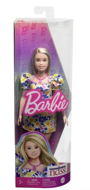 BARBIE FASHIONISTAS POUPÉE 208 Bas Syndrome Port Floral Robe Jouet Neuf ...