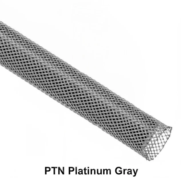 10FT (3M) PTN0.38PG 3/8" (0.38") Platinum Gray PET Braided Expandable Sleeving $13.20 - PicClick AU