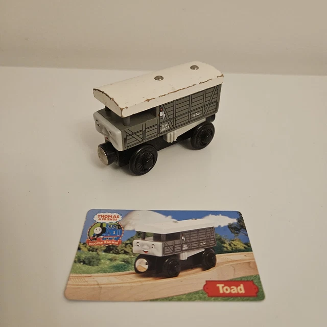 WOODEN THOMAS THE Tank Engine and Friends Toad Grey Train £10.00 ...