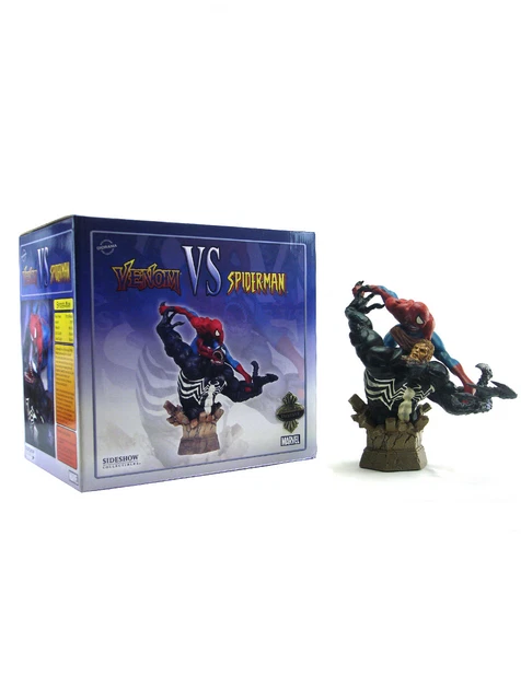 SIDESHOW COLLECTIBLES SPIDER-MAN Vs Venom Exclusive Diorama Statue ...