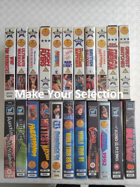 WWF WWE VHS Vintage - Make Your Selection £4.00 - PicClick UK