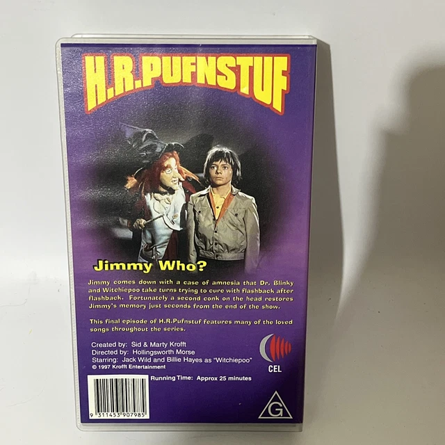 H.R. PUFNSTUF: JIMMY Who? - Children's PAL VHS Video $19.95 - PicClick AU