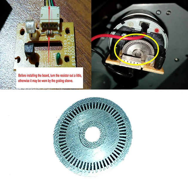 60 SLOT STEERING Wheel Optical Encoder for Logitech G25/Old G27/Driving ...