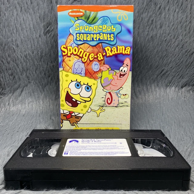 SPONGEBOB SQUAREPANTS: SPONGE-A-RAMA (VHS, 2003, Nickelodeon) 5 ...