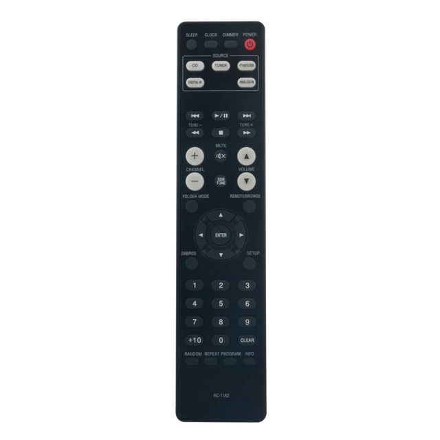 RC-1162 REMOTE CONTROL for Denon CD Receiver RCD-M39 RCDM39 RCD-M39DAB ...
