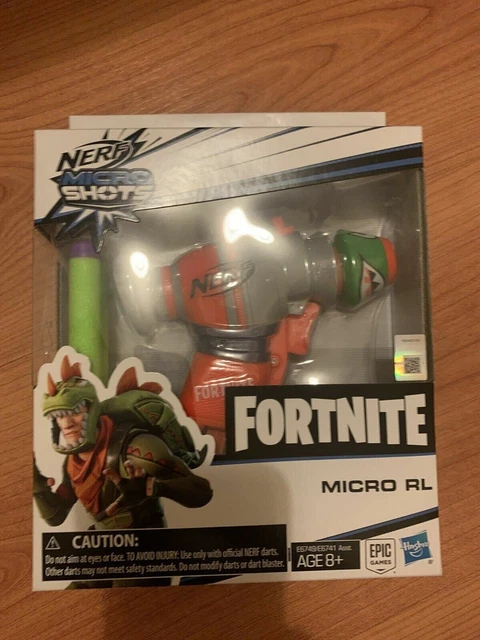NERF FORTNITE MICRO Shots Micro RL Gun Dart Blaster Epic Games Hasbro ...