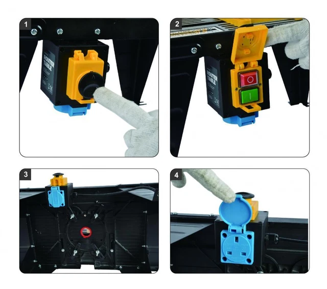 TOOLTRONIX 1800W BENCH Mounted Electric Router Table Aluminium 460mm x ...