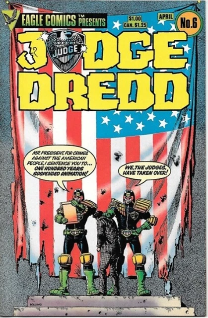 JUDGE DREDD COMICBUCH #6 Eagle Comics 1984 SEHR FEIN NEU UNGELESEN EUR 3,20 - PicClick DE