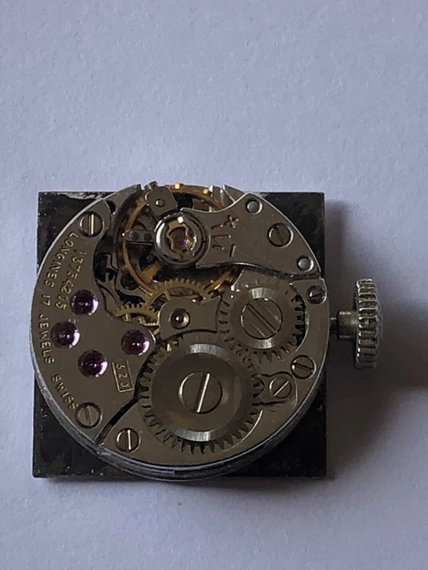 ORIGINAL LONGINES CALIBER 320 manual winding movement running & dial ...
