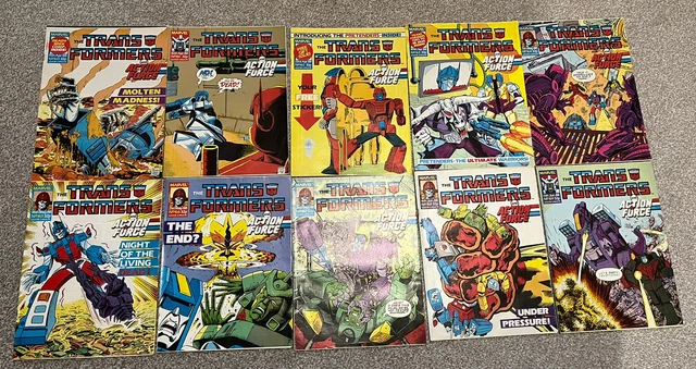 VINTAGE TRANSFORMERS G1 UK Comics - Issues 160-169 Job Lot. £39.99 ...
