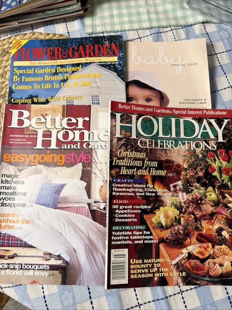 VINTAGE MAGAZINE LOT Better Homes,Flower & Garden 1993,94,01 £6.79 ...