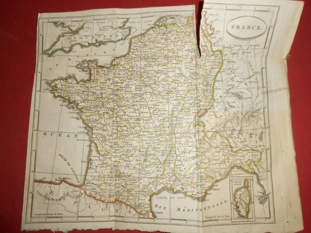 ANCIENNE CARTE FRANCE 1810 EUR 10,00 - PicClick FR