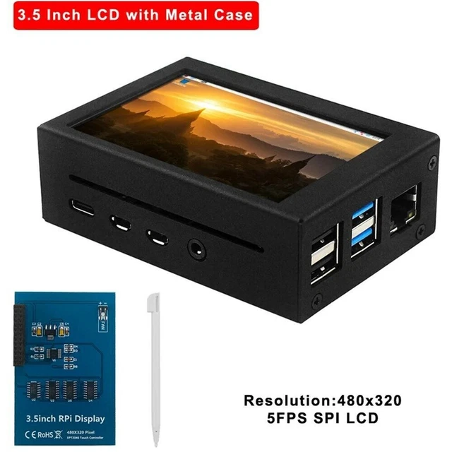 ALUMINUM ALLOY 3.5 inch Display Case with Touch Screen Fit for ...