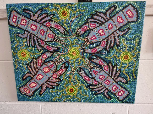 ABORIGINAL ART DOT paintings $550.00 - PicClick AU